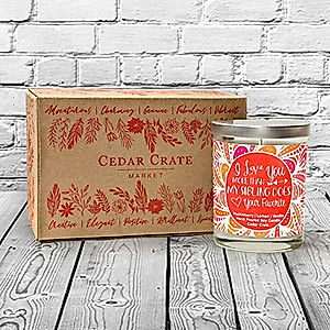 I Love You More Than My Sibling Does | Huckleberry, Lemon, Vanilla | Luxury Scented Soy Candles |10 Oz. Jar Candle | Made in USA | Decorative Aromatherapy | Birthday Gifts for Mom | Mom Gifts