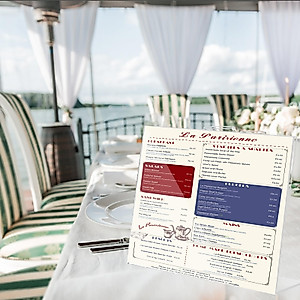 COYMOS 12 Pack Acrylic Sign Holder 8.5 x 11 Horizontal Slant Back Acrylic Stands for Display Plexiglass Clear Acrylic Display Stands for Ad Frame, Picture Photo Frames, Promotions, Restaurants, Office