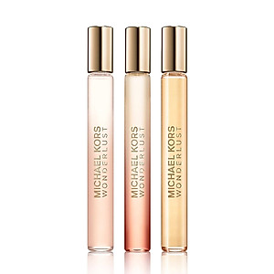 Michael Kors Wonderlust 3 Piece Purse Spray Set for Women (Includes 3x 0.34 Fl Oz Purse Spray)