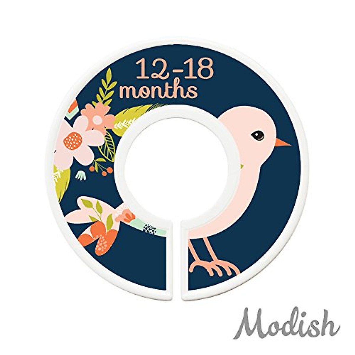 Modish Labels Baby Clothes Size Dividers, Baby Closet Organizers, Size Dividers, Baby Closet Organizers, Closet Dividers, Clothes Organizer, Girl, Boho, Tribal, Feathers, Flowers, Birds (Baby)