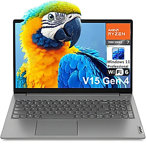 Lenovo V15 G4 15.6" FHD Business Laptop Computer, AMD Octa-Core Ryzen 7 7730U (Beat i7-1355U), 8GB DDR4 RAM, 2TB PCIe SSD, WiFi 6, Bluetooth 5.2, RJ-45, Type-C, Iron Grey, Windows 11 Pro, AZ-XUT