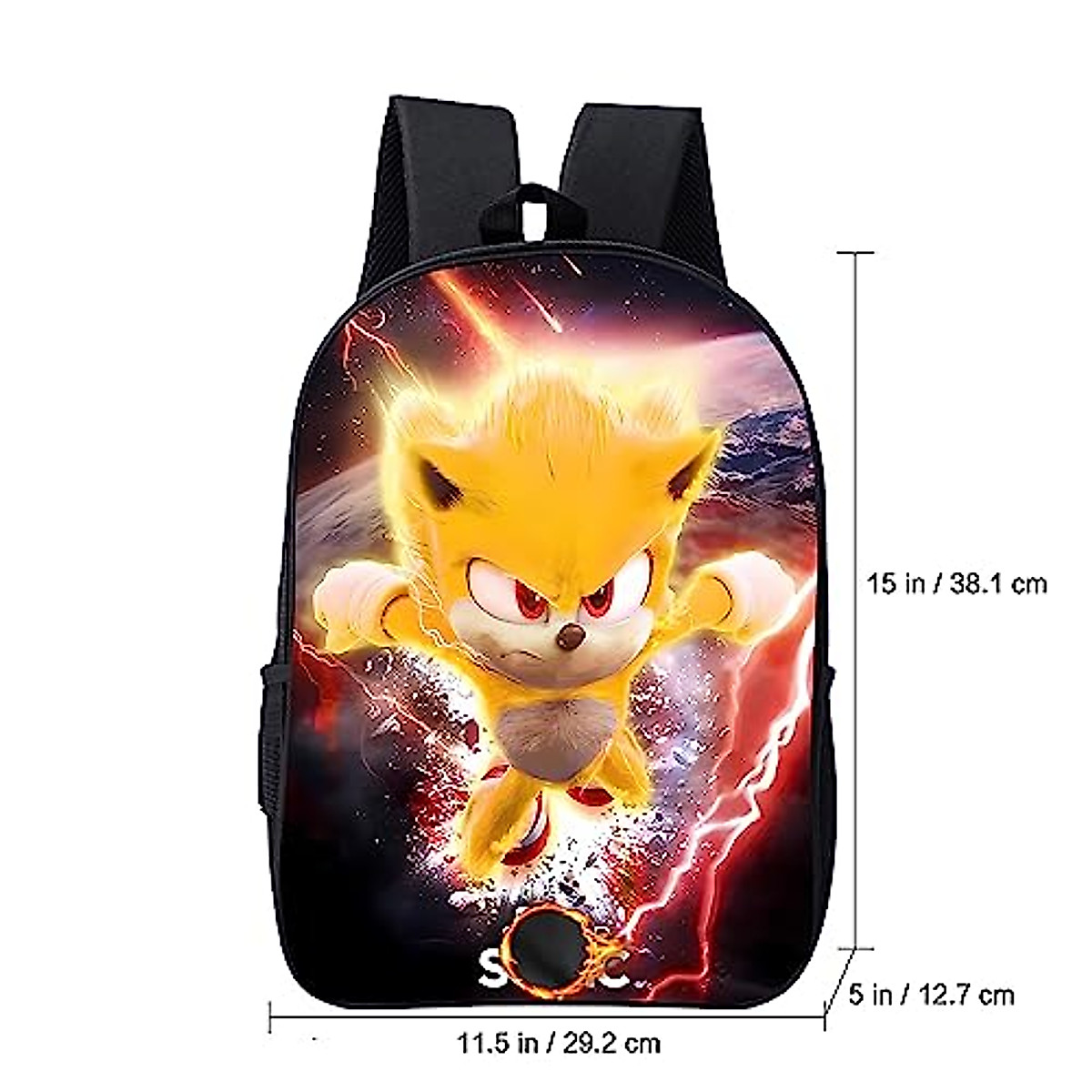 Zuqxyyo 3d Printing For Girls Boys School Cartoon Backpack Teens Fashion Portable Large Capacity Backpacks Game-01 One Size