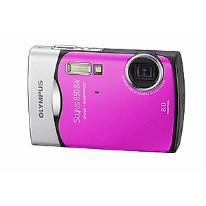 Olympus Stylus 850SW 8MP Digital Camera with 3x Optical Zoom (Pink)