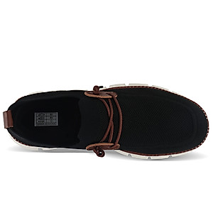 Kedomiu Men's Walking Shoes Casual Lace Up Comfortable Lightweight Walking Shoes