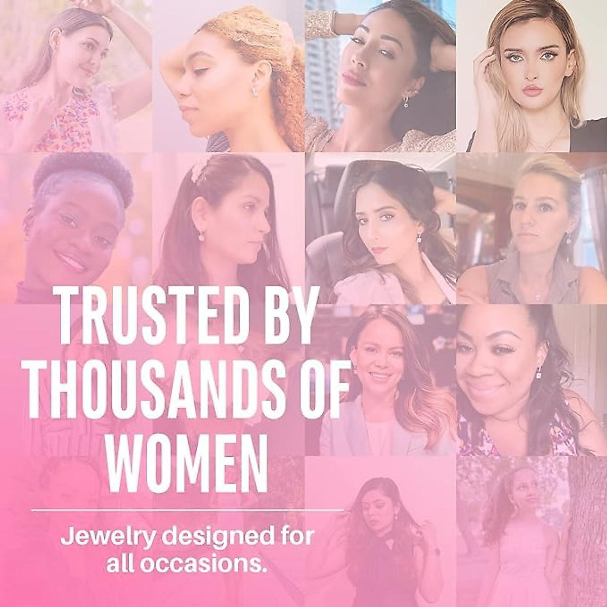 Cate & Chloe Cassie Refined 18k White Gold Pearl Drop Earrings with Swarovski Crystals, Women's Gold Earrings, Pearl Dangle Earrings for Women, Special Occasion Jewelry