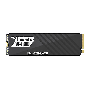 Patriot Viper VP4300 1TB Internal SSD W/HS - NVMe PCIe Gen 4x4 - M.2 2280 - Solid State Drive - VP4300-1TBM28H