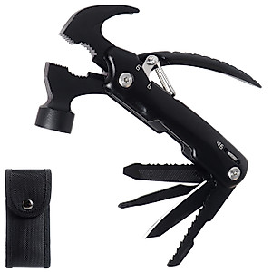 Survival Hammer Multitool,Gift for Dad Husband Brother Boyfriend Boys,Unique Anniversary Christmas Birthday Gift Ideas for Men Him,All in One Tools Multi Tool with Hammer.