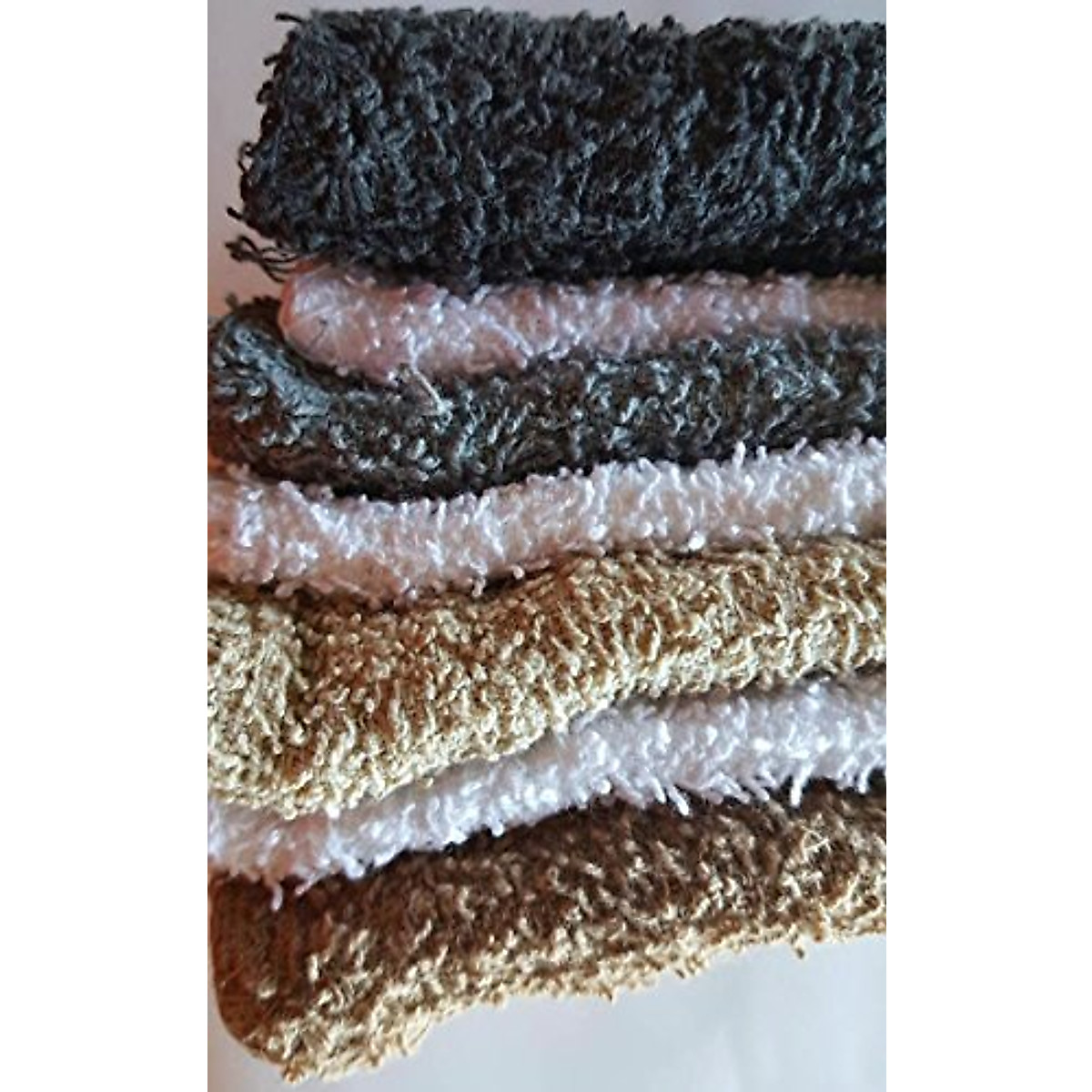MAINSTAYS 18 Pack Assorted Cotton Terry Thin Washcloths Rags (BWWGB)