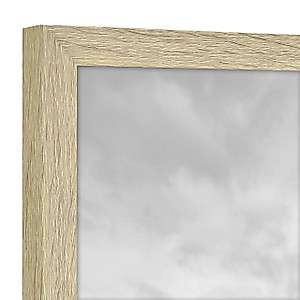 MCS Gallery Essential Certificate Document Frame Set, Gallery Wall Frames Fit 8.5 x 11 Diplomas, Documents & Certificates, Natural Woodgrain, 2-Pack