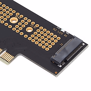 ASHATA PCIE X1/x4 to M.2 NGFF SSD Nvme Hard Disk Converter, PCI Express Adapter for 2230/2242/2260/2280 SSD (PCIEx1)