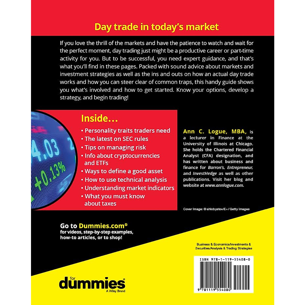 Day Trading For Dummies, 4th Edition (For Dummies (Business & Personal Finance))
