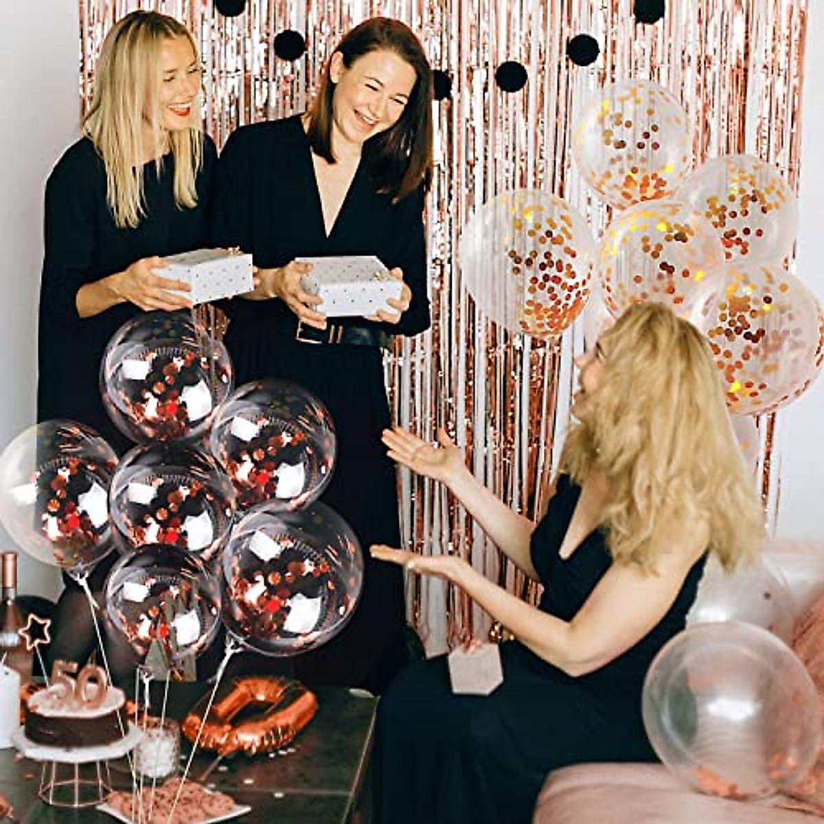 DASIGJID Clear Bobo Balloons (10, 18, 20, 24 inches) Transparent Crystal Bubble Balloons Create Indoor Outdoor Decorations for Baby Shower, Birthday, Anniversary, Wedding, Christmas Parties Event