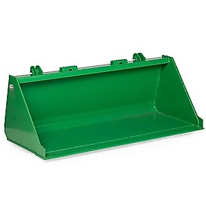 Titan 60-in Bucket Attachment Fits John Deere Hook and Pin Tractors for Dirt and Debris Loading