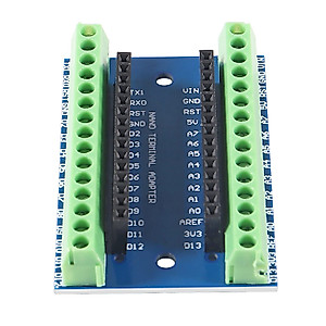 AITRIP 10PCS Nano Terminal Adapter Shield Expansion Board Compatible with Arduino Nano V3.0 AVR ATMEGA328P-AU Module