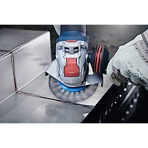Bosch GWX13-50VSP 5 In. X-LOCK Variable-Speed Angle Grinder with Paddle Switch, Black,grey,blue