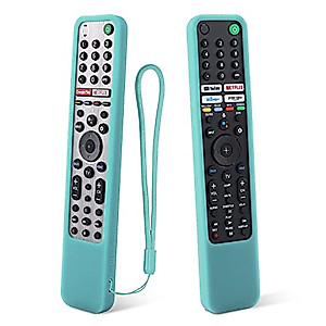 Cover for Sony Bravia TV Remote Cover, Protective Remote Case for RMF-TX600U RMF-TX520U Remote, for Sony samrt tv Remote RMF-TX600U RMF-TX500U RMF-TX500E RMF-TX621U (Glow in Dark Blue)