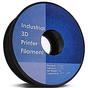 Superior White PLA 3D Printer Filament by Industrial 3D with Odorless Printing - 1.75mm 1kg (2.2lbs) Spool +/- 0.03mm Accuracy