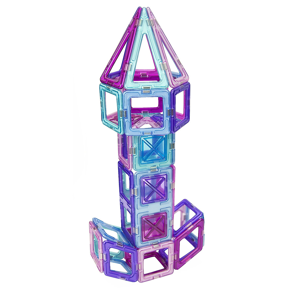 Magformers Inspire Set (100-pieces) Magnetic Building Blocks, Educational Magnetic Tiles Kit , Magnetic Construction STEM Toy Set