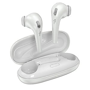 1MORE ComfoBuds Wireless Earbuds for Kids, Mini Noise Cancelling True Wireless Earbuds for Teenager, Bluetooth 5.0 Headphones with 4 Mics, IPX5 Waterproof Sports Earphone for Students, White