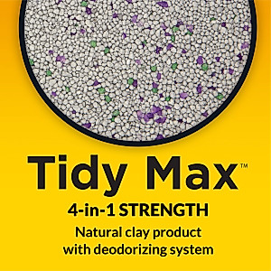 Purina Tidy Cats Clumping Cat Litter, Tidy Max 4 in 1 Strength Multi Cat Litter - 38 lb. Box