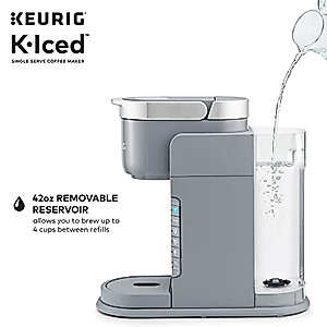 Keurig K-Iced Single Serve Coffee Maker, Gray