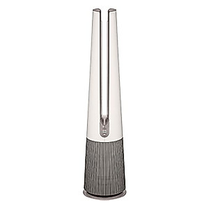 LG AeroTower Air Purifying Fan [AAFA Certified] True HEPA Air Purifiers + Tower Fan for Baby & Pets Air Purifier for Home & Large Rooms Up To 818 sq ft Smart Remote ThinQ App, Beige U9CS1C
