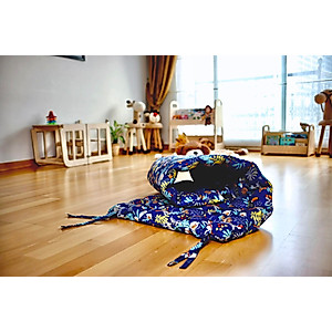 Kidodido Cushion for Climbing Arch | Pillow for Montessori Rocker | Montessori Rocker Cushion Set | Climbing Arch Pillow | Premium Quality Climbing Set Cushion (Jungle)