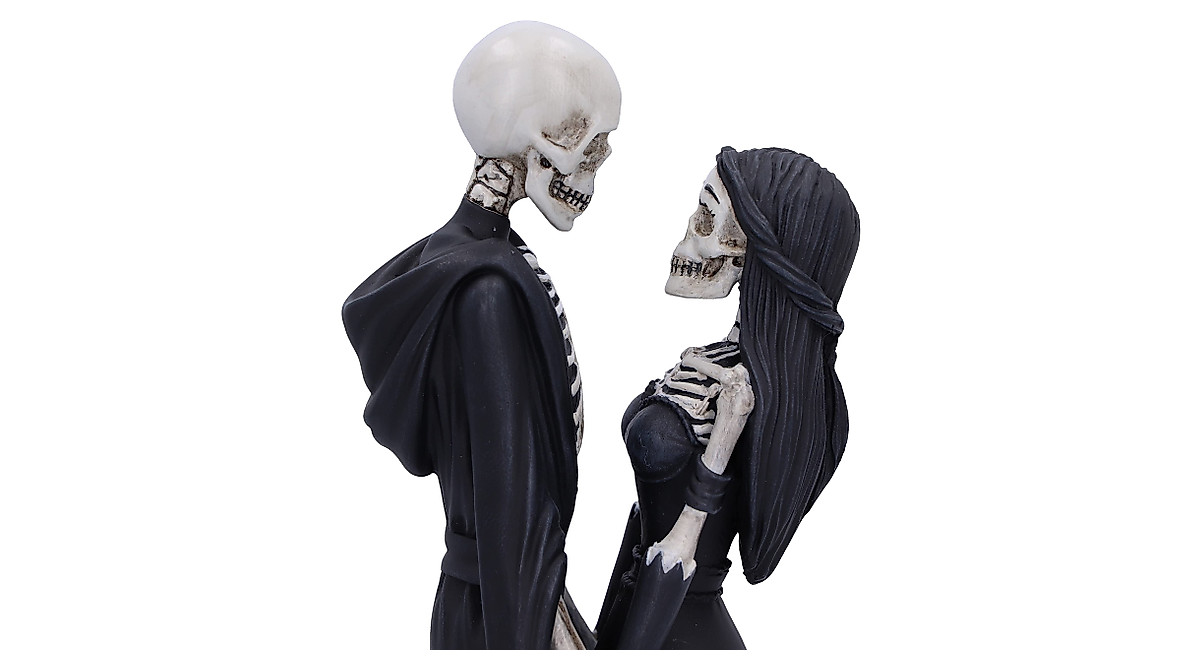 Eternal Vow Gothic Skeleton Figurine - Unique Wedding Gift