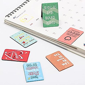 Magnetic Bookmark 20Pcs Magnet Page Markers Magnet Bookmark Clips for Teachers, Students, Book Lovers(20 PCS)