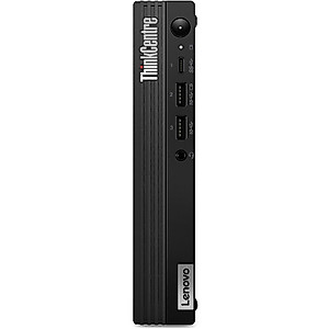 Lenovo ThinkCentre M70q Tiny 1L Business Desktop Computer, 12th Gen Intel Hexa-Core i5-12500T (Beat i7-11700T), 4GB DDR4 RAM, 128GB PCIe SSD, WiFi 6, Bluetooth 5.1, Windows 11 Pro