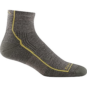 Darn Tough Men's Hiker Quarter Midweight with Cushion Hiking Sock (Style 1959) - Taupe, Large