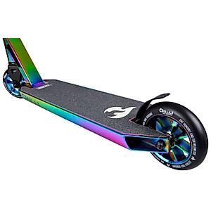 Chilli Rocky Neochrome, Complete Trick Scooter, Quality Freestyle Ride for Beginner and Intermediate, 110 mm Wheels, ABEC 9 Bearings, for Ages 8+