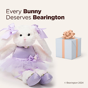 Bearington Collection Juliette Pirouette Plush Stuffed Animal Ballerina Frog 15"