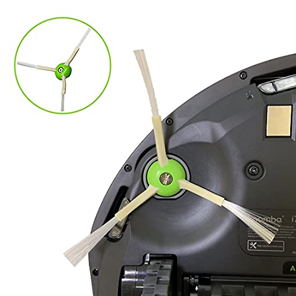 Replacement Parts Accessories for iRobot Roomba i7 j7 i6 i8 i3 i4 i1 e5 e6 I E Series Vacuum Cleaner Includes 1 Pack Bristle Brush,and 3 Pack Filter,Side Brush