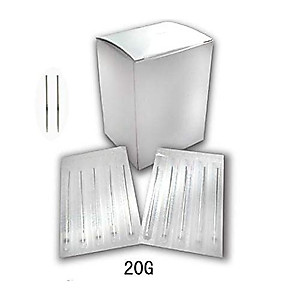 Shuiniba 20G 5 Pieces Body Ear Navel Nose Lip Nipple Piercing Needles