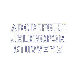 1" Alphabet Branding Iron Set, Letter Branders, Wood Brand