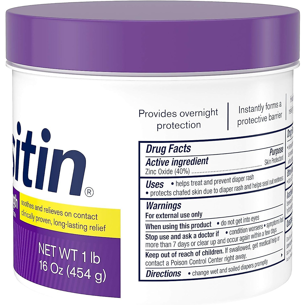 DESITIN Maximum Strength Original Paste 16 oz (Pack of 2)