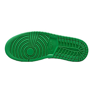 Nike Air Jordan 1 Low Men's Shoes Black/Black-Lucky Green-White 553558-065 12