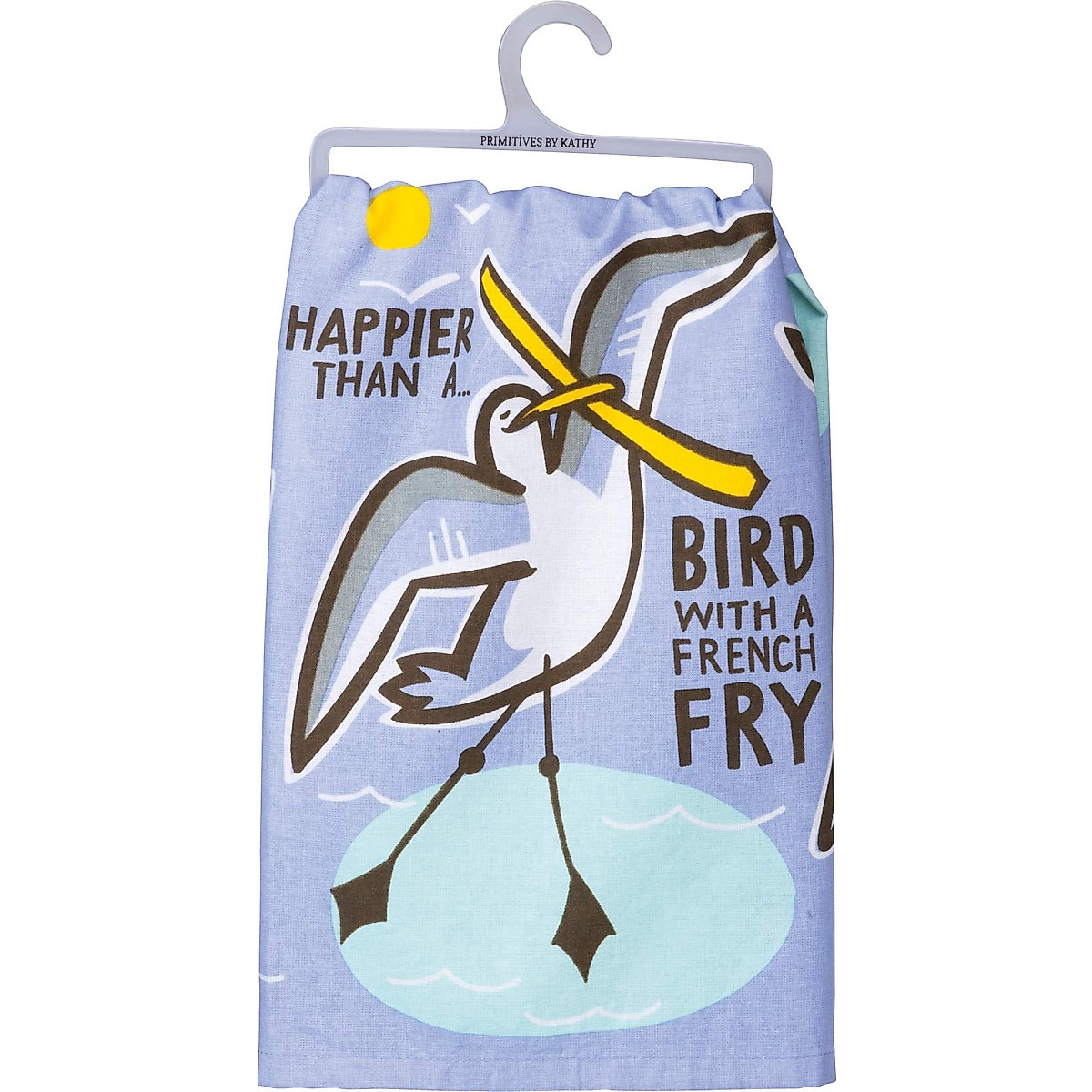 Kitchen Towel - Happier Than A Bird With A Fry