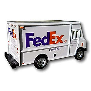 FedEx Ground Miniature Delivery Truck - 3" Length - Scale 1:64 - Gauge S - Sold as a Display or Collectable Item, Not as a Child's Toy