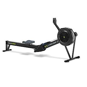 Concept2 RowErg Model D Indoor Rowing Machine Gray Color with PM5 Monitor, Device Holder, Adjustable Air Resistance, Easy Storage