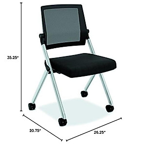 HON Basyx HVL304 Mesh Chair, Black VA10