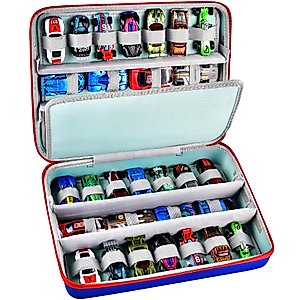 GWCASE Toy Car Organizer Case Compatible with Hot Wheels Cars/for Matchbox Cars. Storage Holder Carrying Container Bag Fits for Hotwheels/for Diecast Mini Model Car (Box Only)