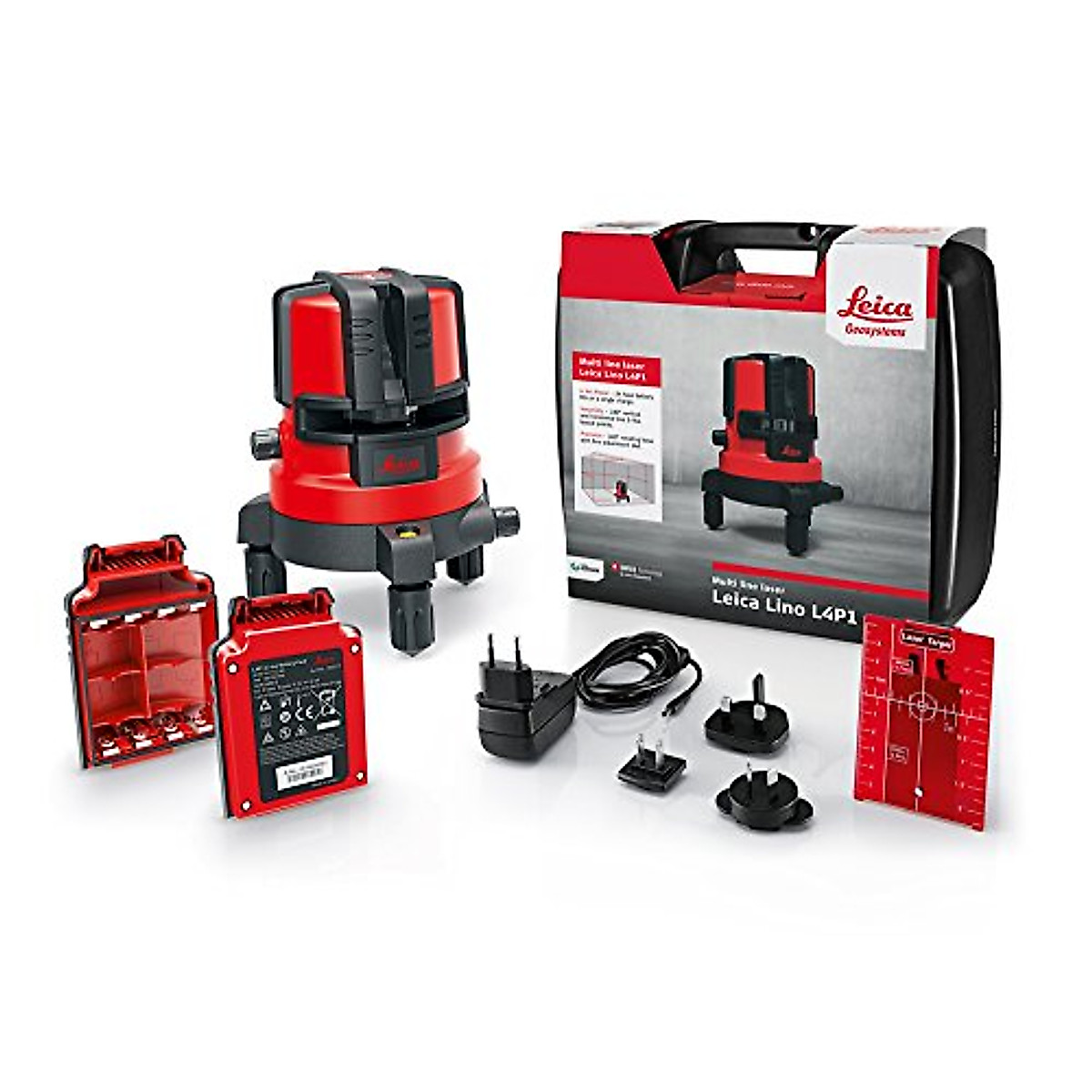 Leica Geosystems 834838 LINO L4P1 Multi-Line Laser Red
