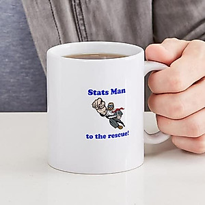 CafePress Stats Man Mug Ceramic Coffee Mug, Tea Cup 11 oz