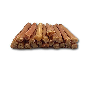 Top Dog Chews Turkey Tendon Round -Soft -Made in The USA - Large 1LB/ 16oz/ 453g