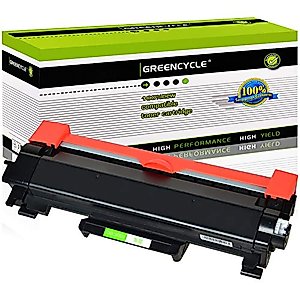 greencycle Compatible Toner Cartridge Replacement for Brother TN760 TN-760 TN730 with CHIP to Use with HL-L2350DW HL-L2395DW HL-L2390DW HL-L2370DW MFC-L2750DW MFC-L2710DW (Black, 1-Pack)