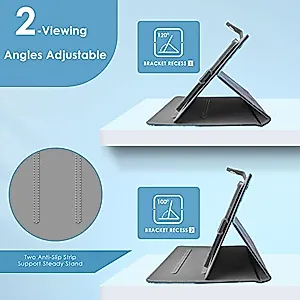 DETUOSI Okaysea 10.1" Tablet Case Cover, Portable Protective Folio PU Leather Stand Shell for Okaysea 10 inch Android Tablet