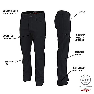 ATG by Wrangler Men's Synthetic Utility Pant, morel, 36W x 34L