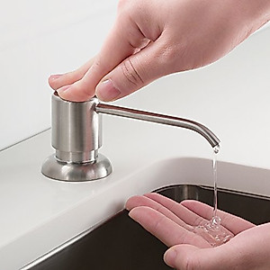 KRAUS 24-inch 18 Gauge Pax Laundry and Utility Sink Combo Set with Bolden 18-inch Kitchen Faucet and Soap Dispenser, Stainless Steel Chrome KHU24L-1610-53SSCH